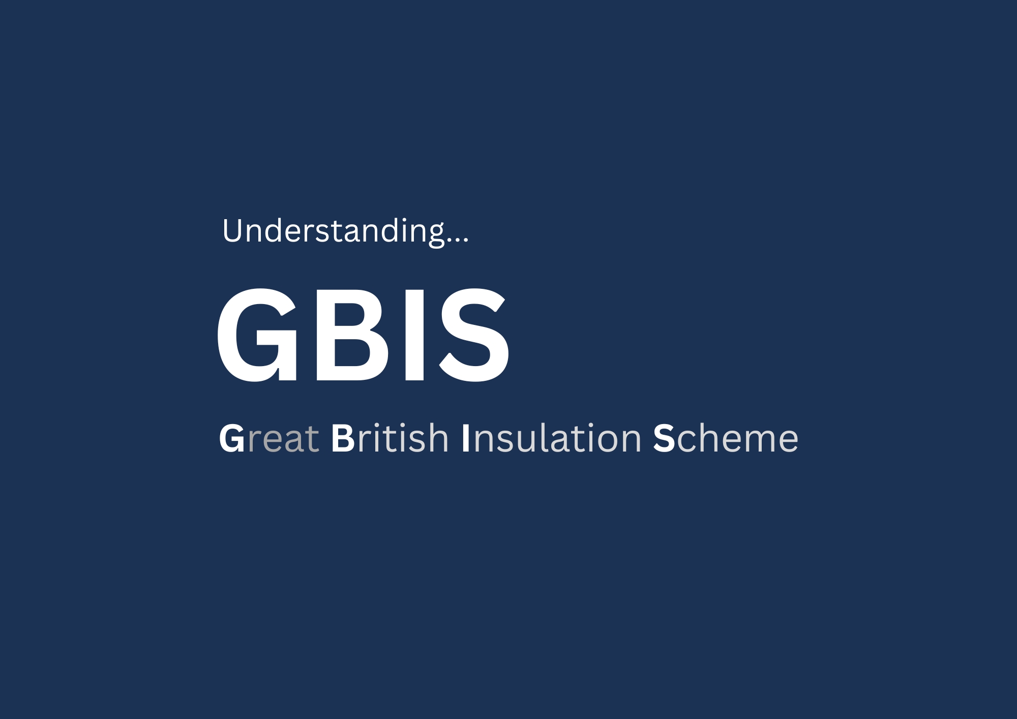 GBIS Great British Insulation Scheme. - Lifetime Savings